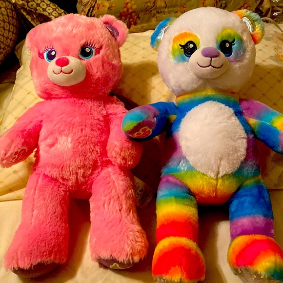 Build-A-Bear | Toys | Lot Of 2 Buildabears Pink Fairy Friends And ...